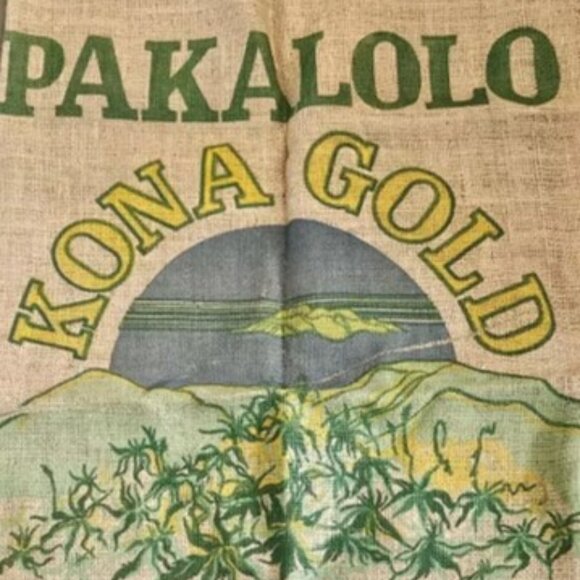 Other | Kona Gold Pakalolo Kailuakona Hawaii Novelty Burlap Sack | Poshmark